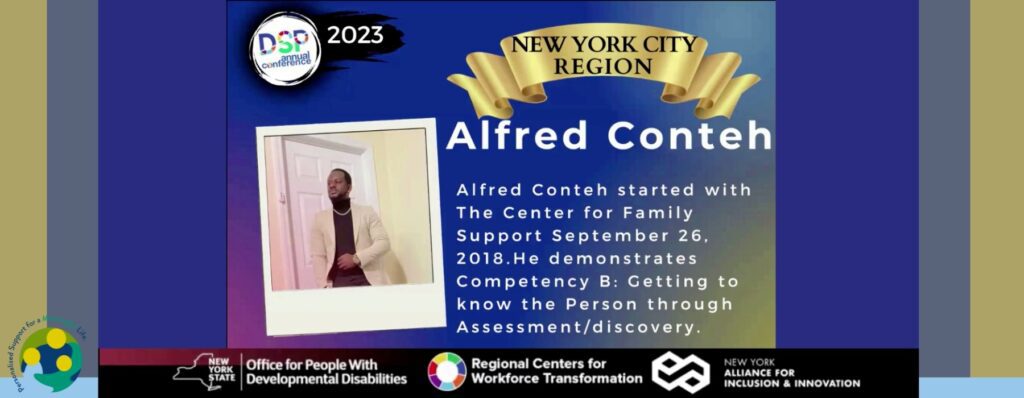CFS DSP Alfred Recognized by NY Alliance and RCWT - The Center for ...
